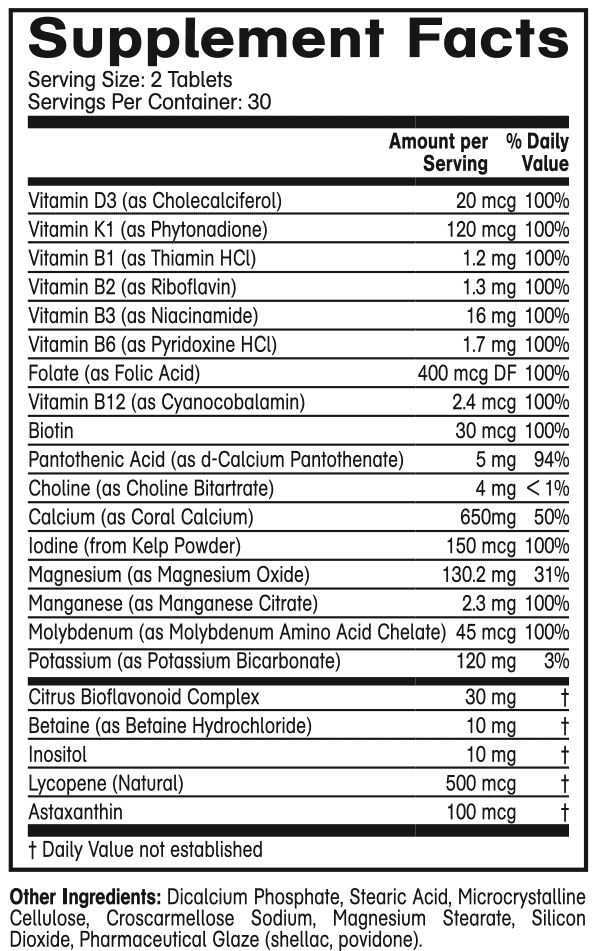 Ocu-Plus Formula Complete Multivitamin | Rebuild Your Vision