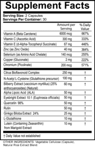 Eye Vitamins | Rebuild Your Vision